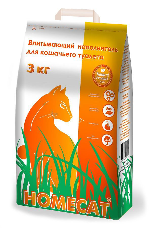 Homecat цеолитовый впитывающий наполнитель - 3 кг - купить в Москве ...
