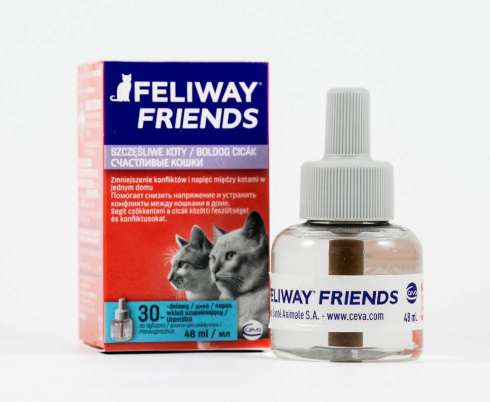 Ceva Feliway Friends флакон для диффузора Феливей Френдс для коррекции ...